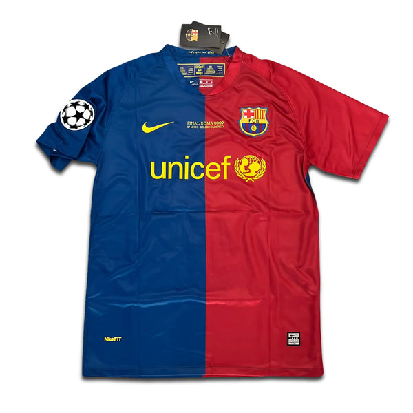 Barcelona 2008/09 Home Shirt CL Final Edition – Elite Retro Kits